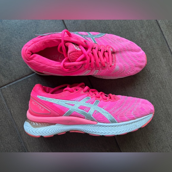 Asics | Shoes | Asics Neon Pink 65 Gel Nimbus | Poshmark